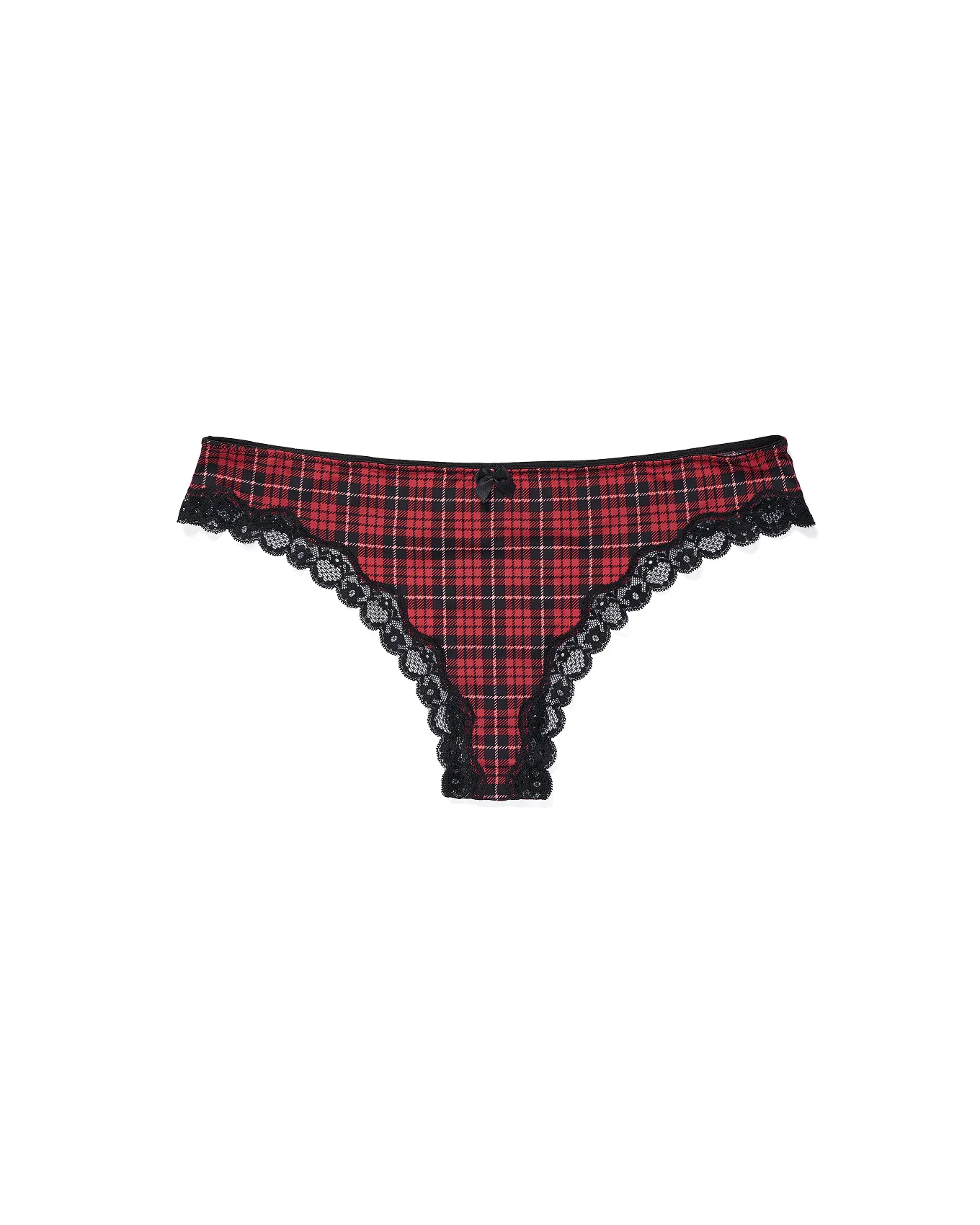 Nare Plaid Red Thong Panty, XS-4X | Adore Me
