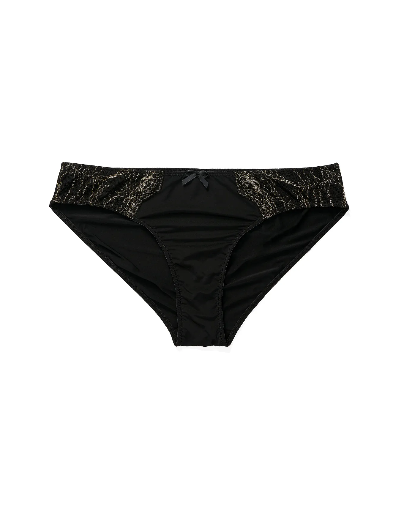 Ehri Black Bikini Panty, M-4X | Adore Me