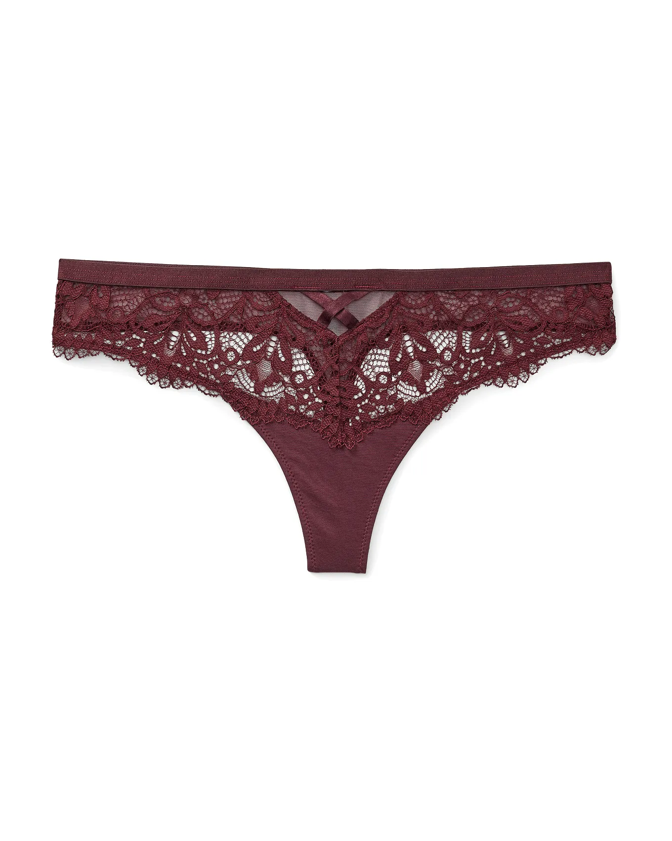 Diara Dark Brown Thong Panty, XS-4X | Adore Me