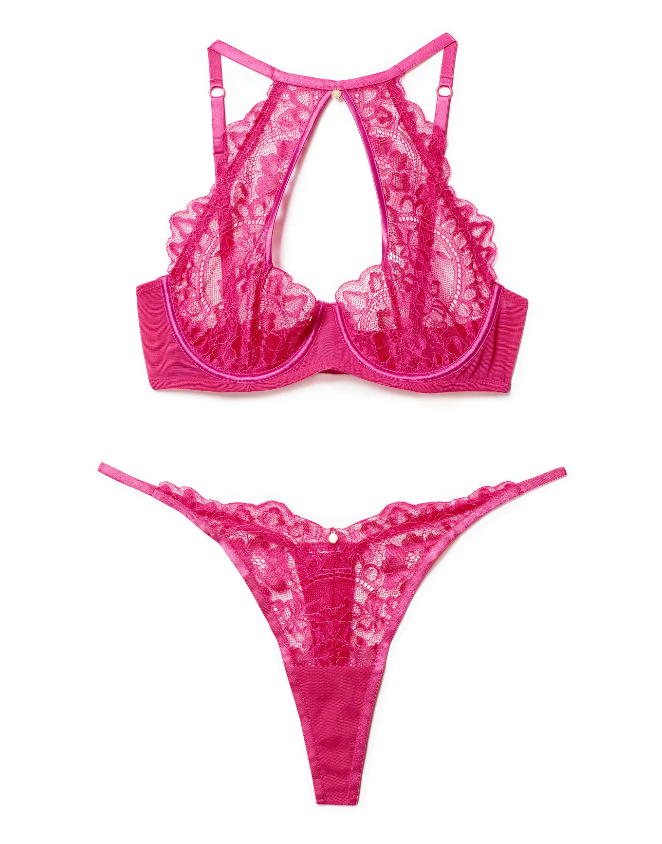 Talulah Dark Pink Unlined Bra, 30A-46DDD | Adore Me