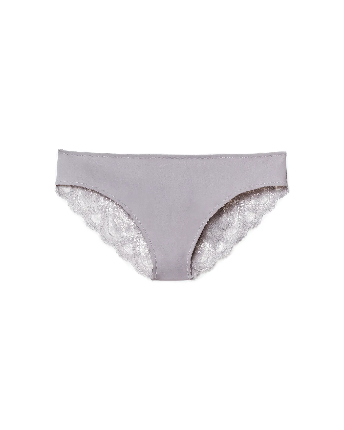 Janey Medium Gray Bikini Panty, XS-XL | Adore Me