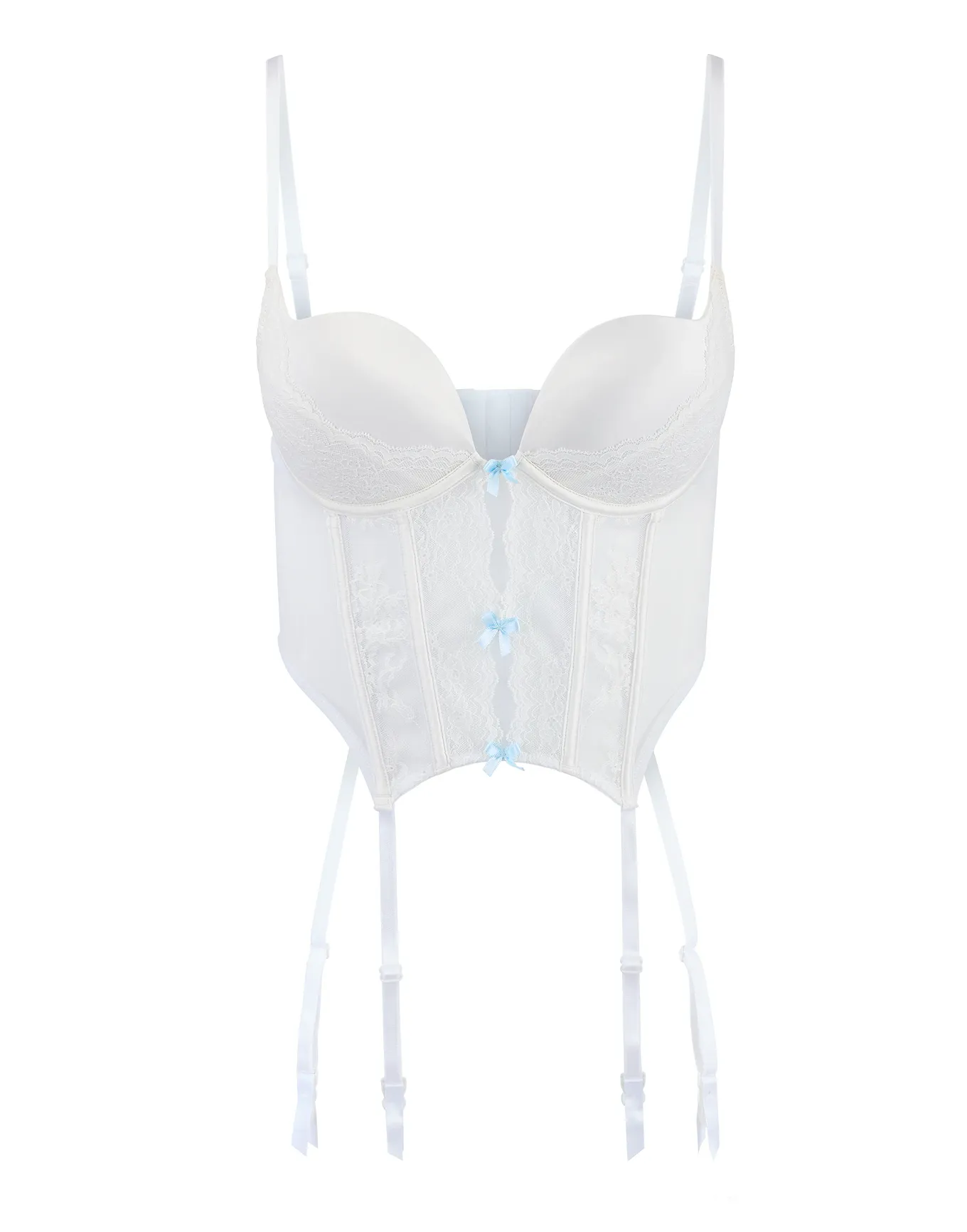 Renea White Bustier, 30A-38D | Adore Me