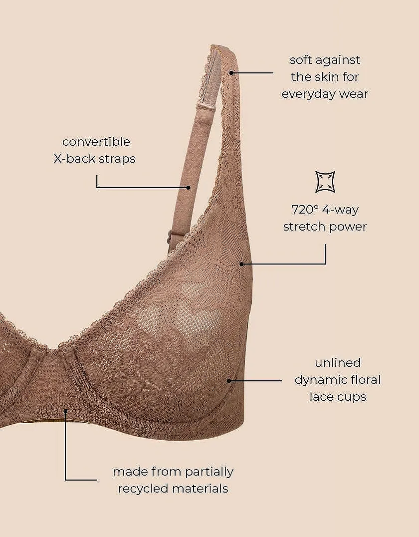 Winona Medium Beige Unlined Full Coverage Bra, 32A-32C | Adore Me
