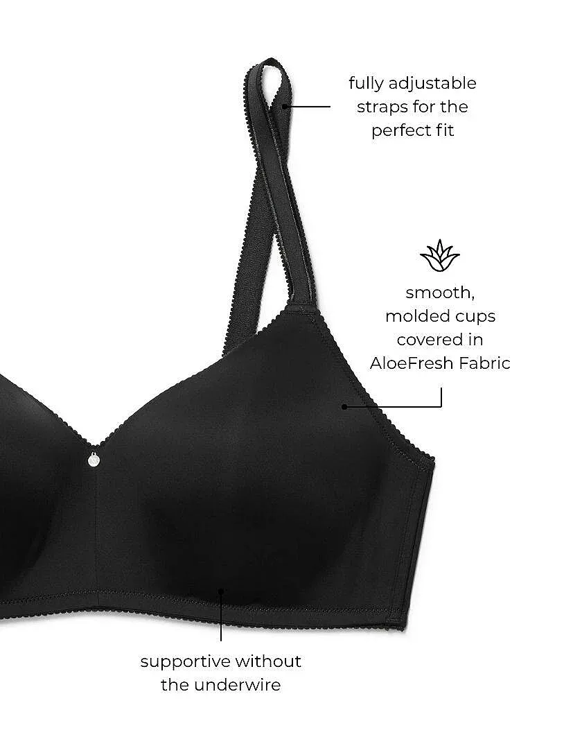 Johana Black Contour Bra, 38DD-46DDD | Adore Me