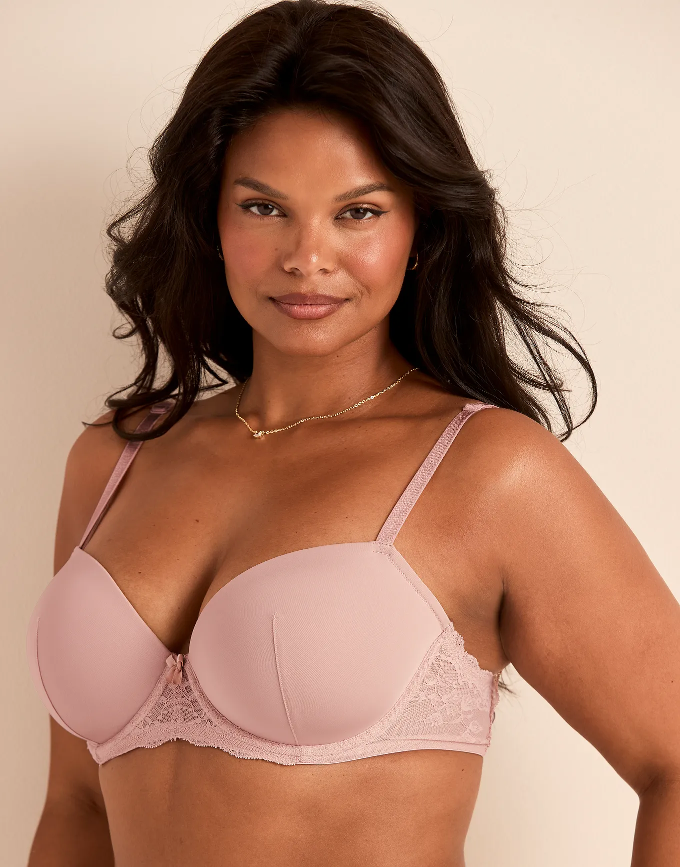 Jennakate Medium Beige Push Up Bra Push Up Demi, 30A-38DD | Adore Me