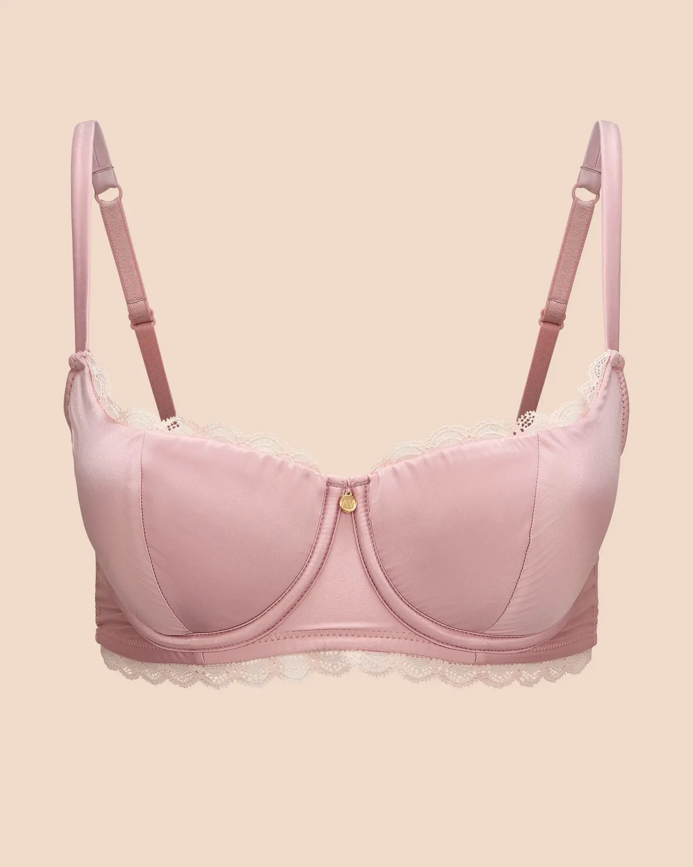 Elsie Medium Beige Contour Bra, 30A-46DDD | Adore Me