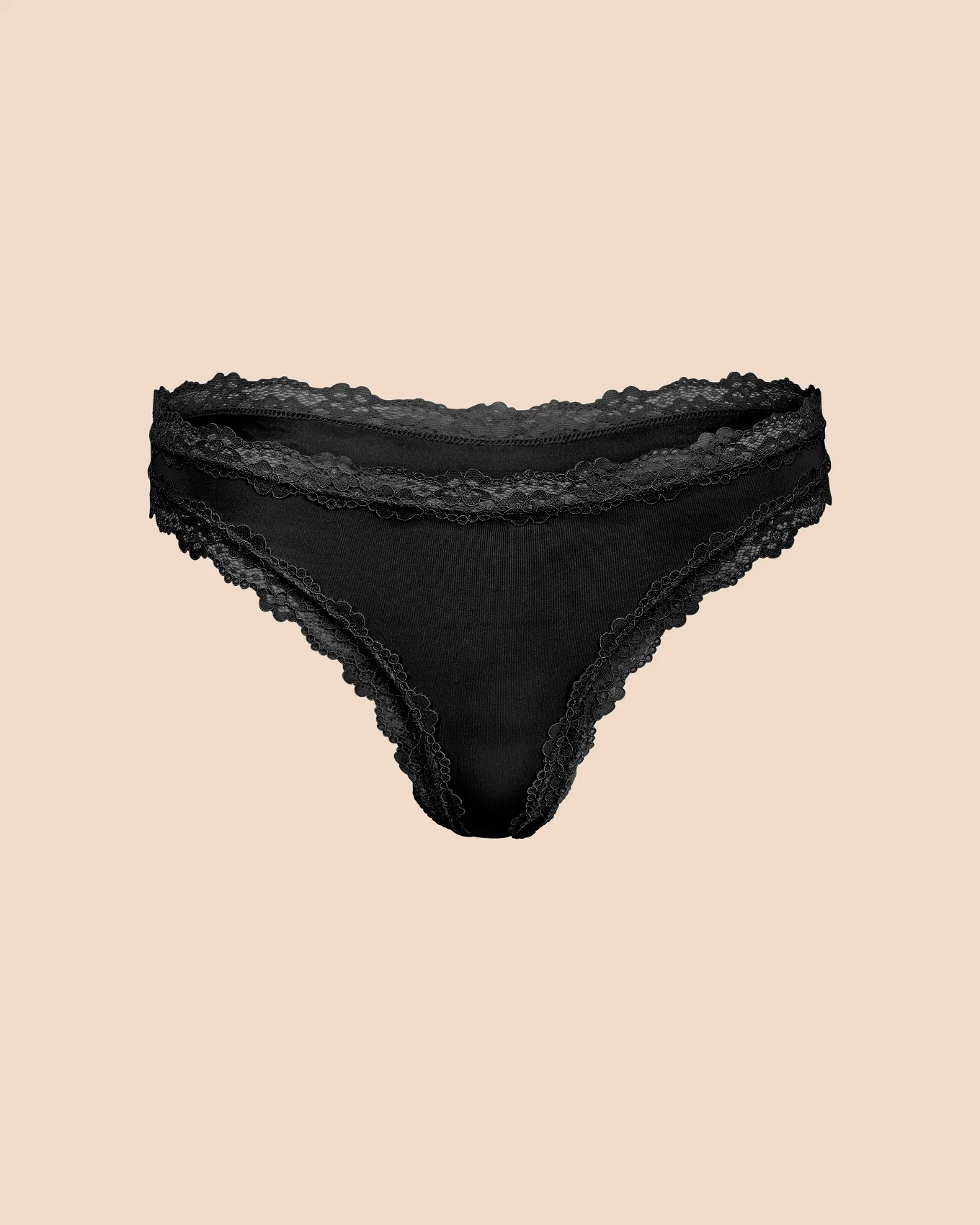 Amara Black Thong Panty, XS-4X | Adore Me