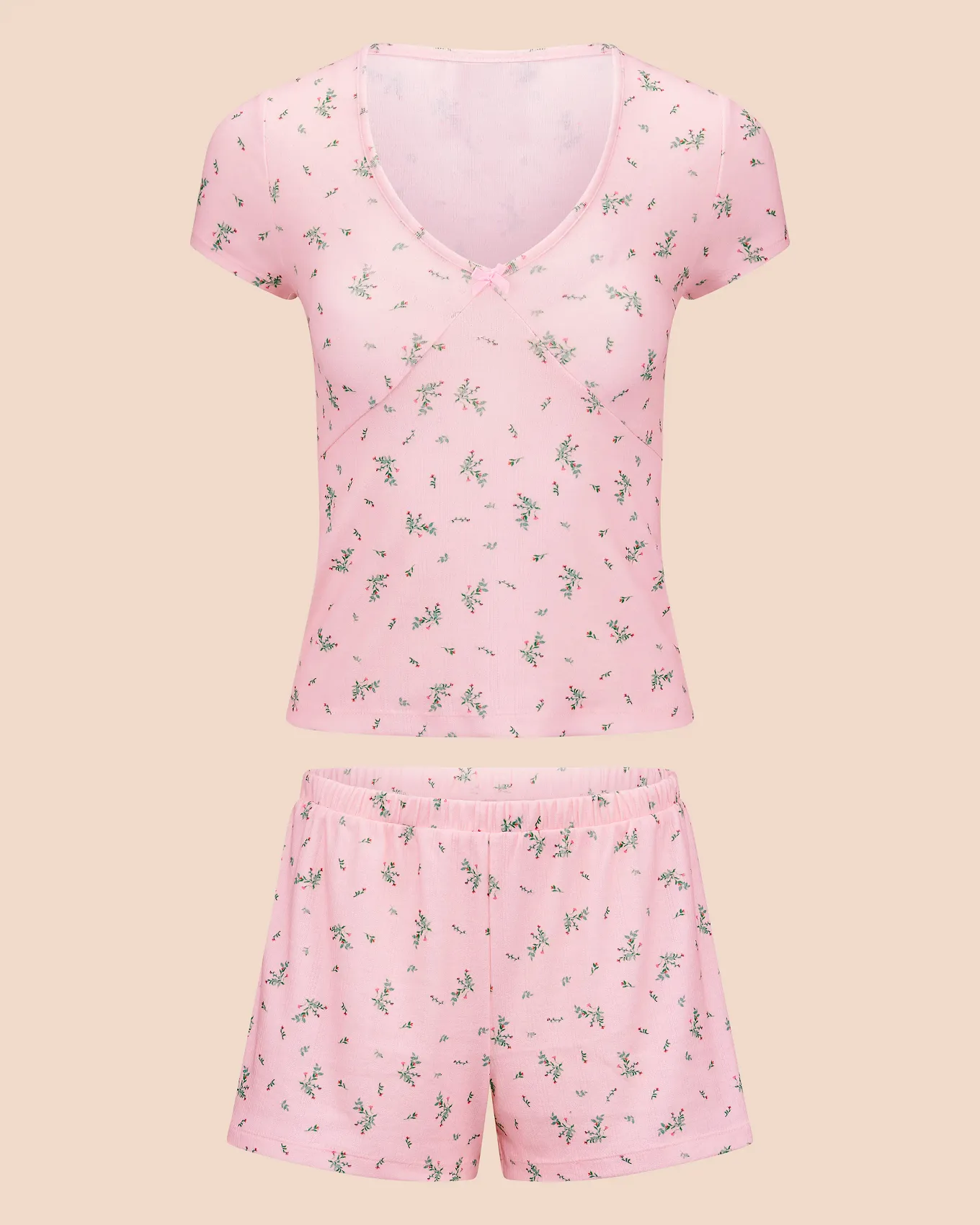 Eloise Floral Pink PJ Set, XS-4X | Adore Me