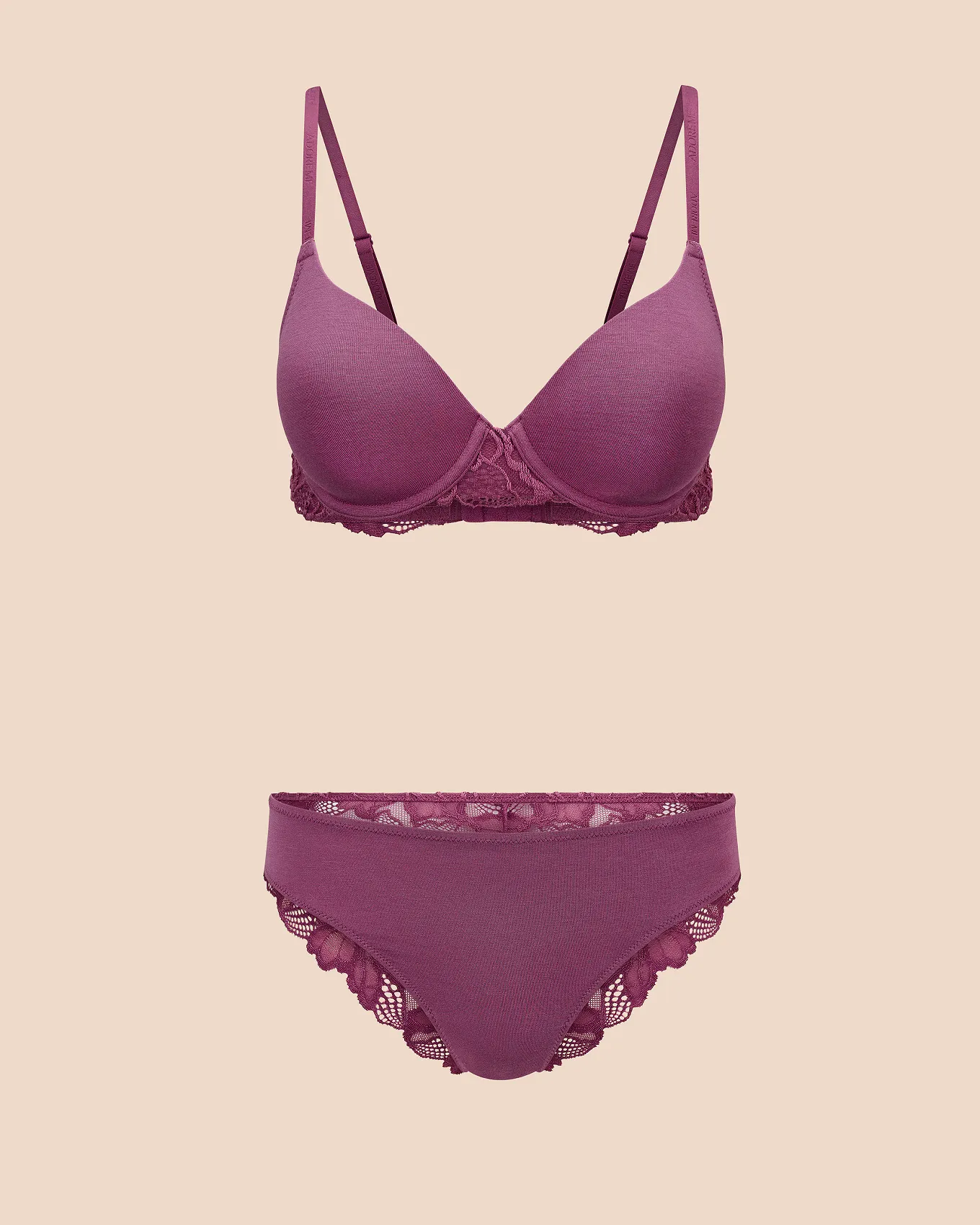 Teagan Dark Purple Full Coverage Contour, 30A-36DDD | Adore Me