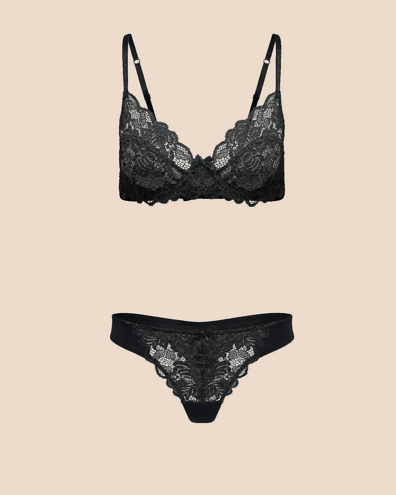 London Black Unlined Full Coverage, 30A-30D | Adore Me
