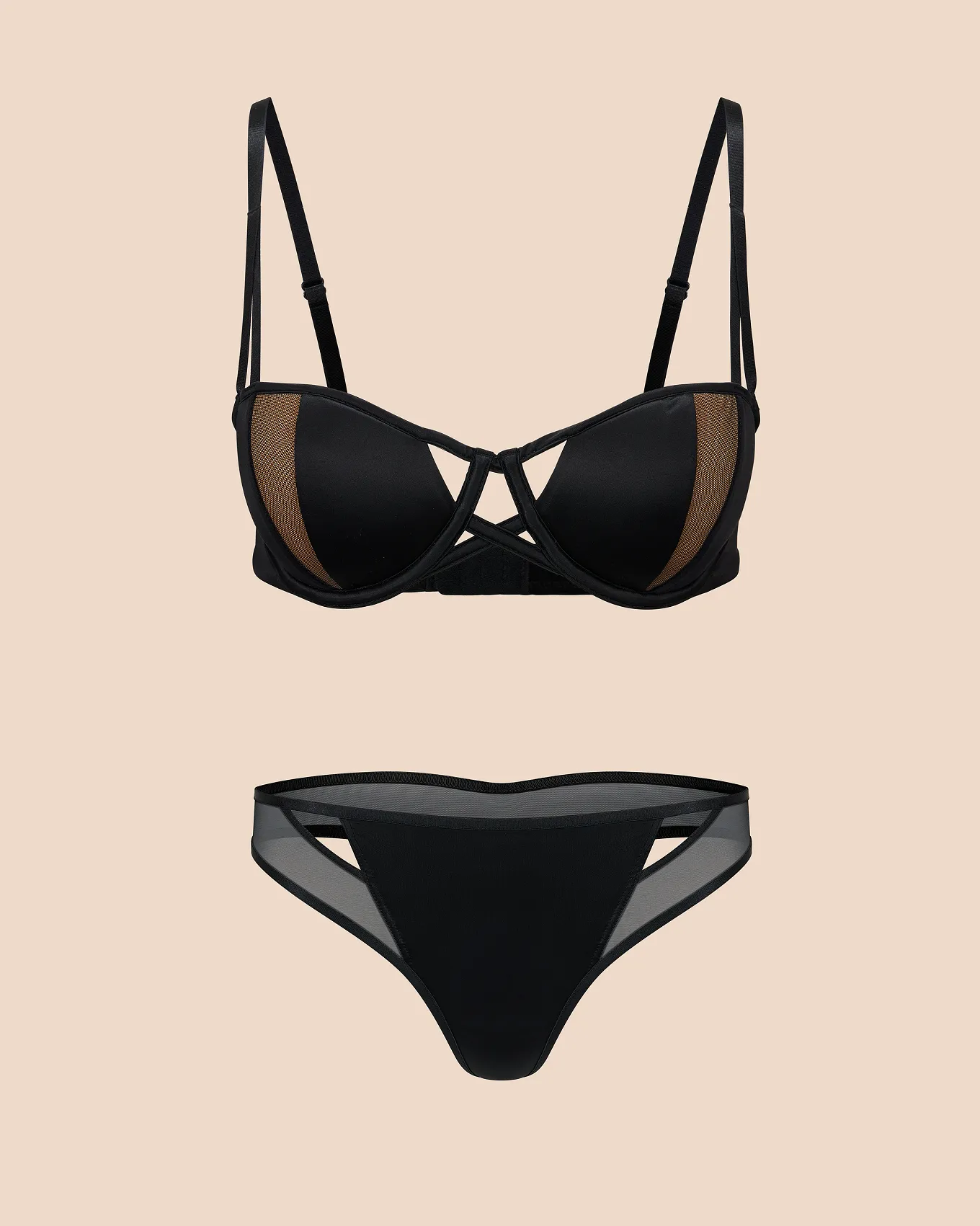 Cassandre Black Contour Balconette, 30A-38DD | Adore Me