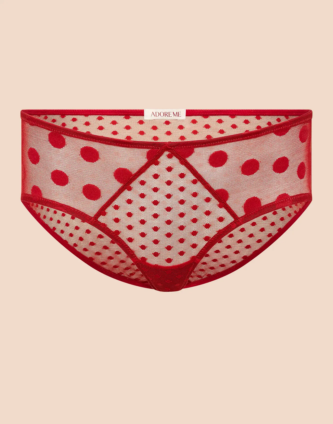 Bertie Dark Red Hipster Panty, XS-4X | Adore Me